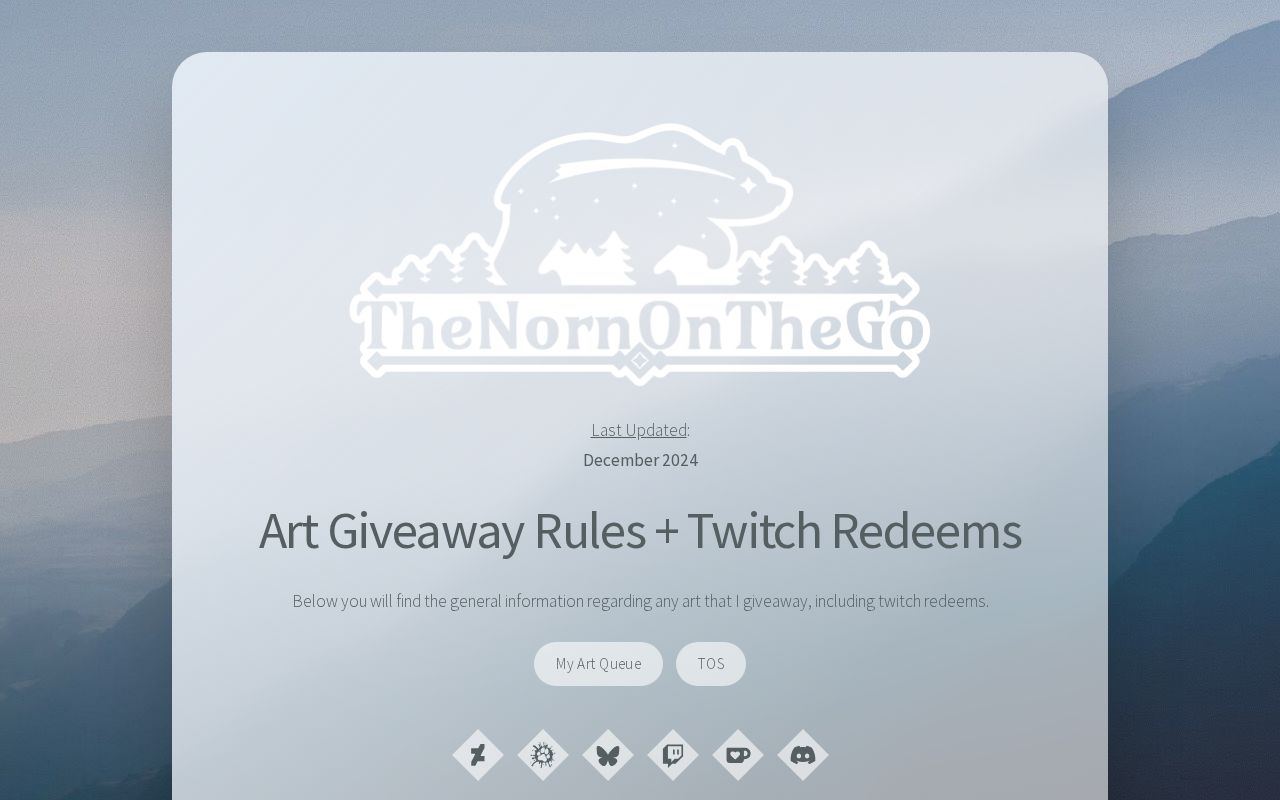 Art Raffle Rules